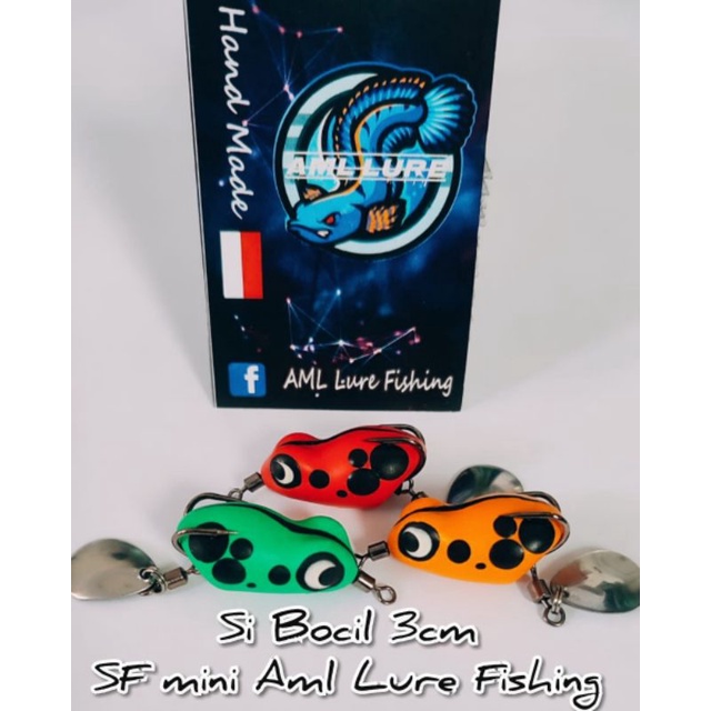 Jual Soft frog mini 3cm aml lure fishing/lure casting/umpan mancing ...