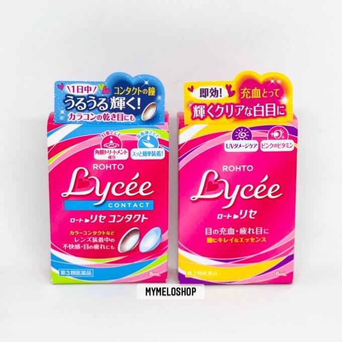 Jual ROHTO Lycee / Lychee Contact Lens Japan Eyedrops 8ml | Shopee ...