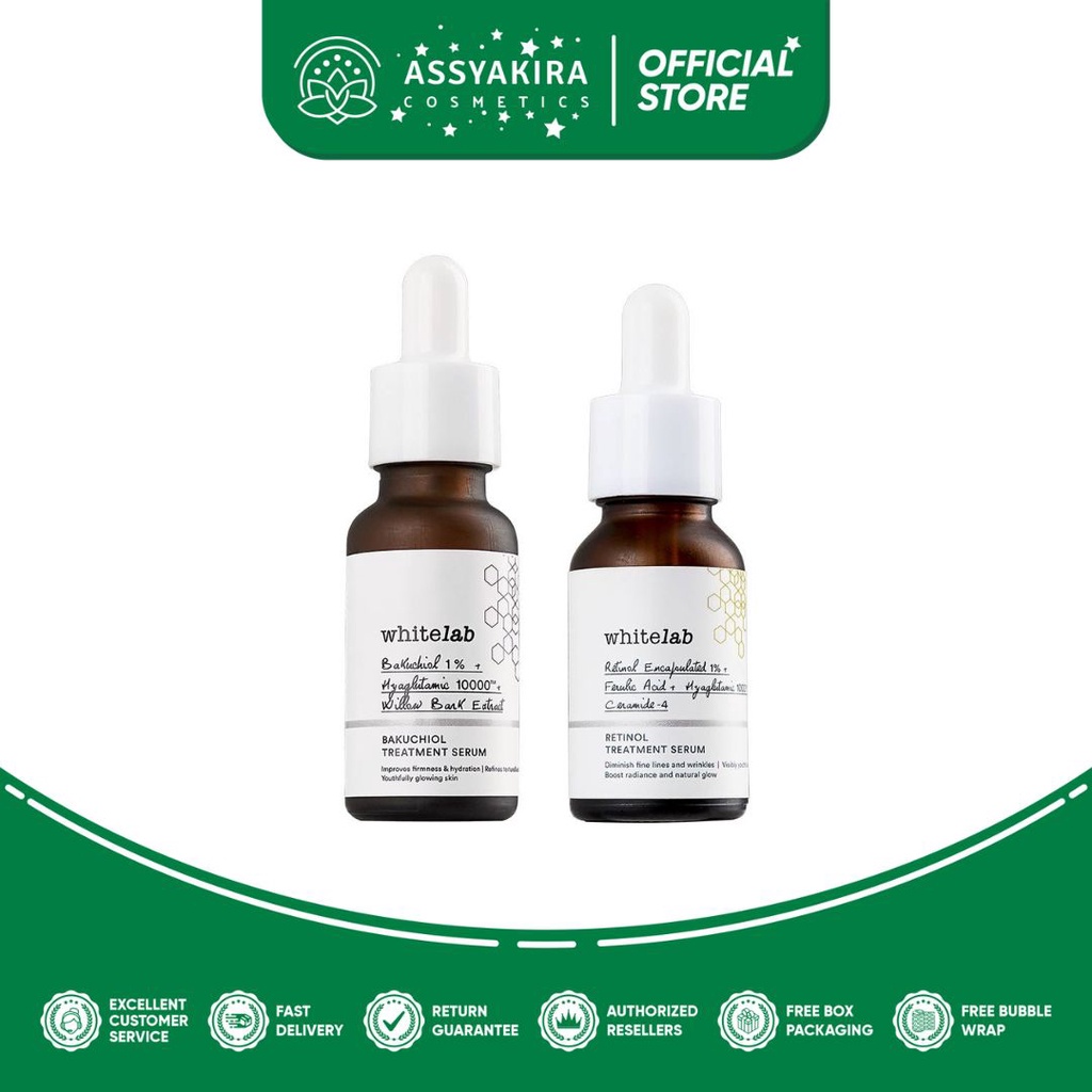 Jual Whitelab Retinol Treatment Serum | Whitelab Bakuchiol Treatment ...