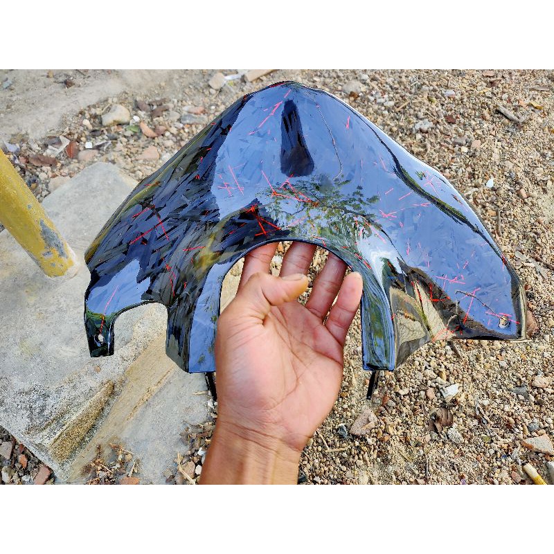 Jual batok kepala aerox carbon untuk aerox new conected | Shopee Indonesia