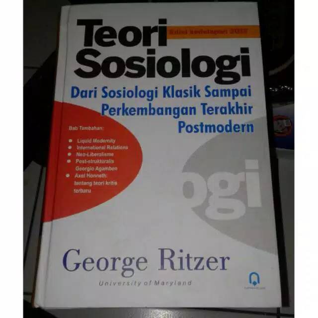 Jual Teori Sosiologi Edisi Kedepan-Dari sosiologi klasik sampai ...