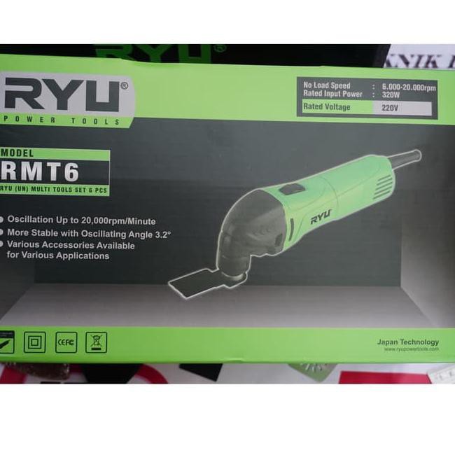 Jual RYU Mesin Multi Tools Set 6 Pcs RMT6 Mesin Serbaguna Grinder ...