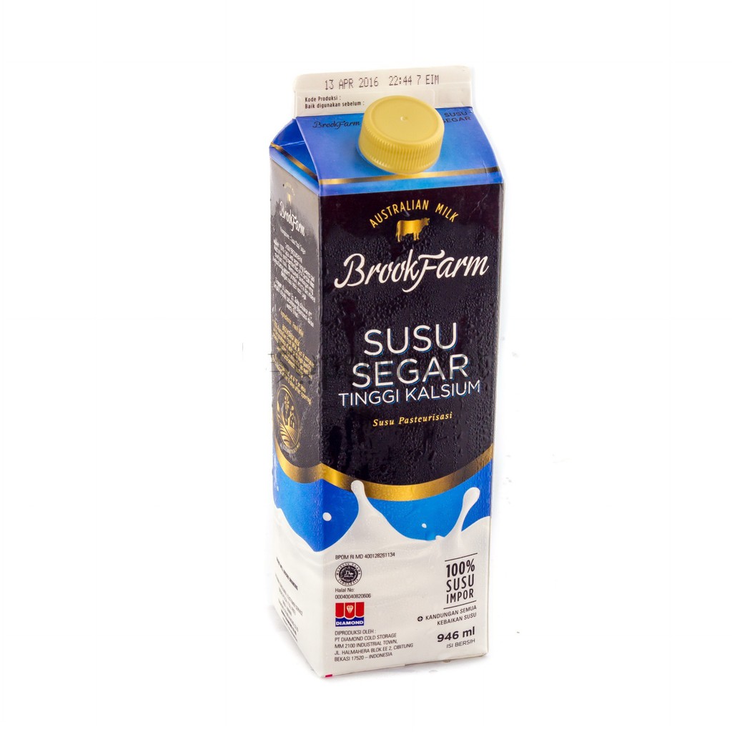 Jual Susu segar premium BROOKFARM rasa PLAIN 6 pcs @ 1 liter | Shopee ...