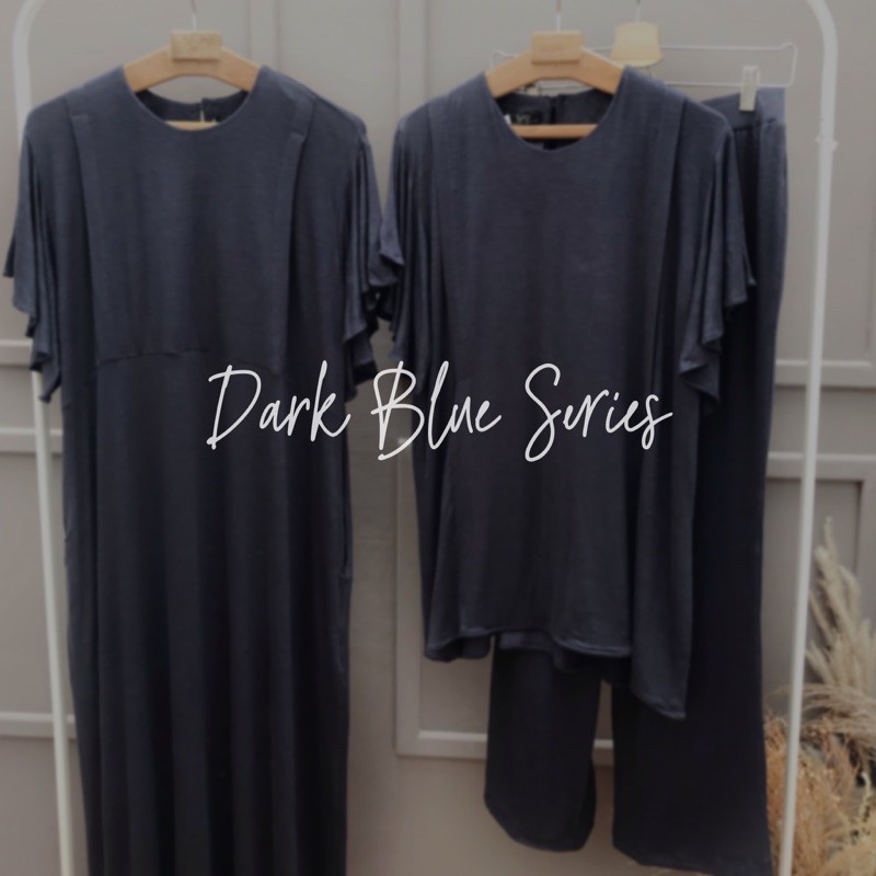 Jual Dark Blue Series One set & Mini dress Pulchralemama | Shopee Indonesia