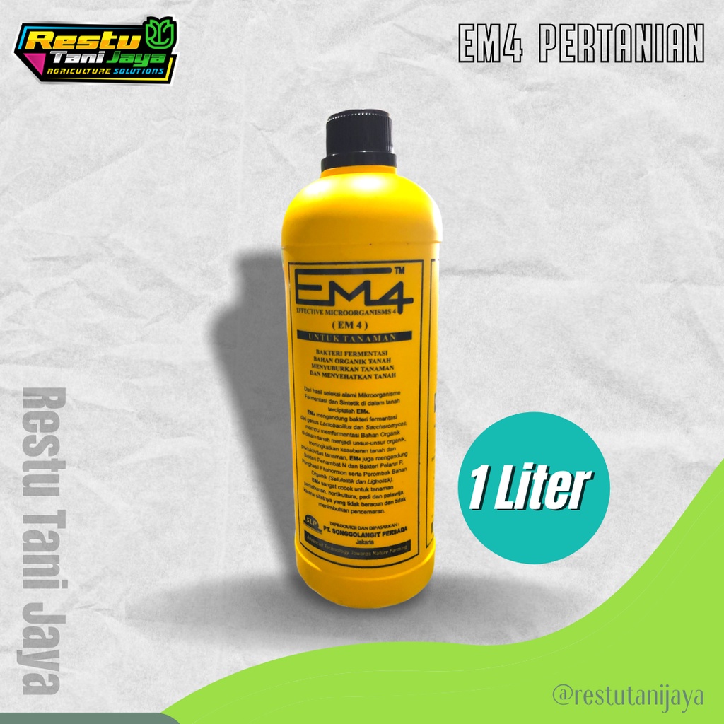 Jual Em4 Pertanian (kuning) 1 liter | Shopee Indonesia