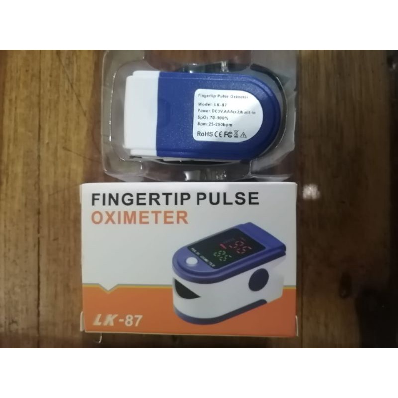 Jual Finger Tip OxyMeter Oximeter LK87 Original Alat pengukur saturasi ...