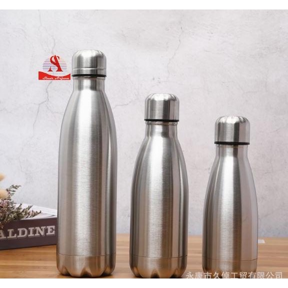 Jual Botol Minum Stainless Design Elegant/Botol Gundul | Shopee Indonesia