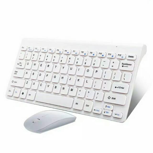 Jual Keyboard mouse wireless pc laptop android windows | Shopee Indonesia