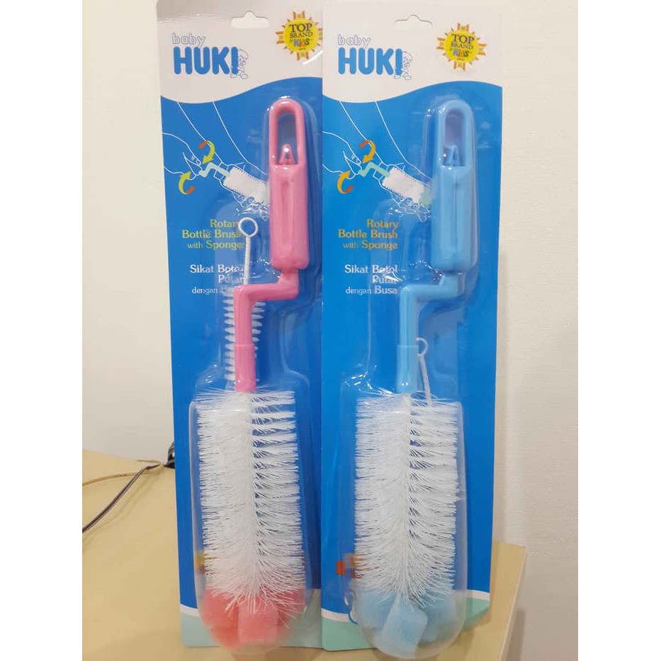 Jual Sikat Botol susu dan dot bayi Huki (Rotary brush) | Shopee Indonesia