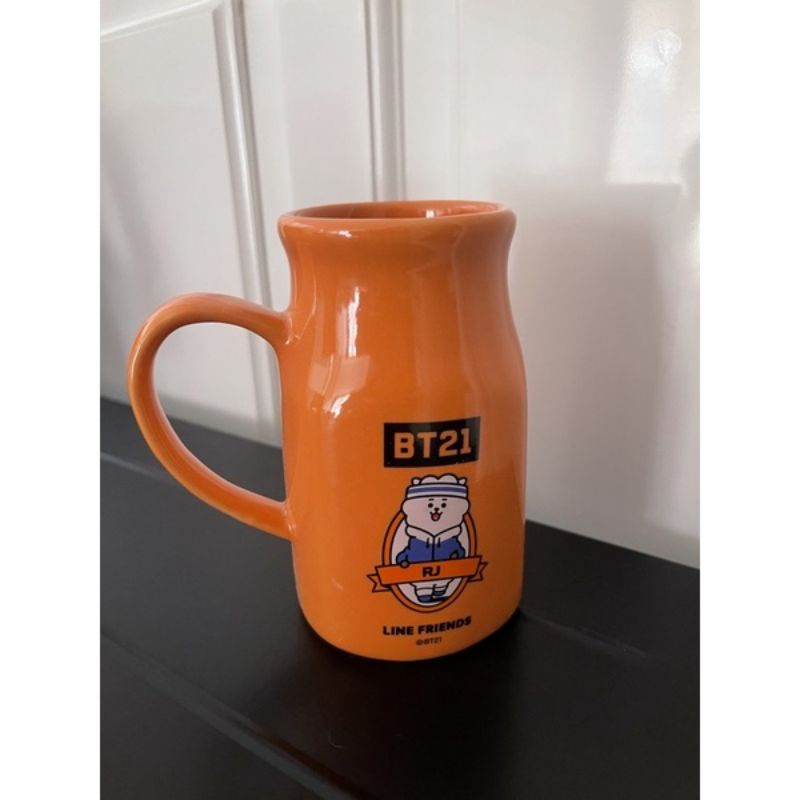 Jual MUG BT21 MILK LIFE BTS original LINE FRIENDS | Shopee Indonesia