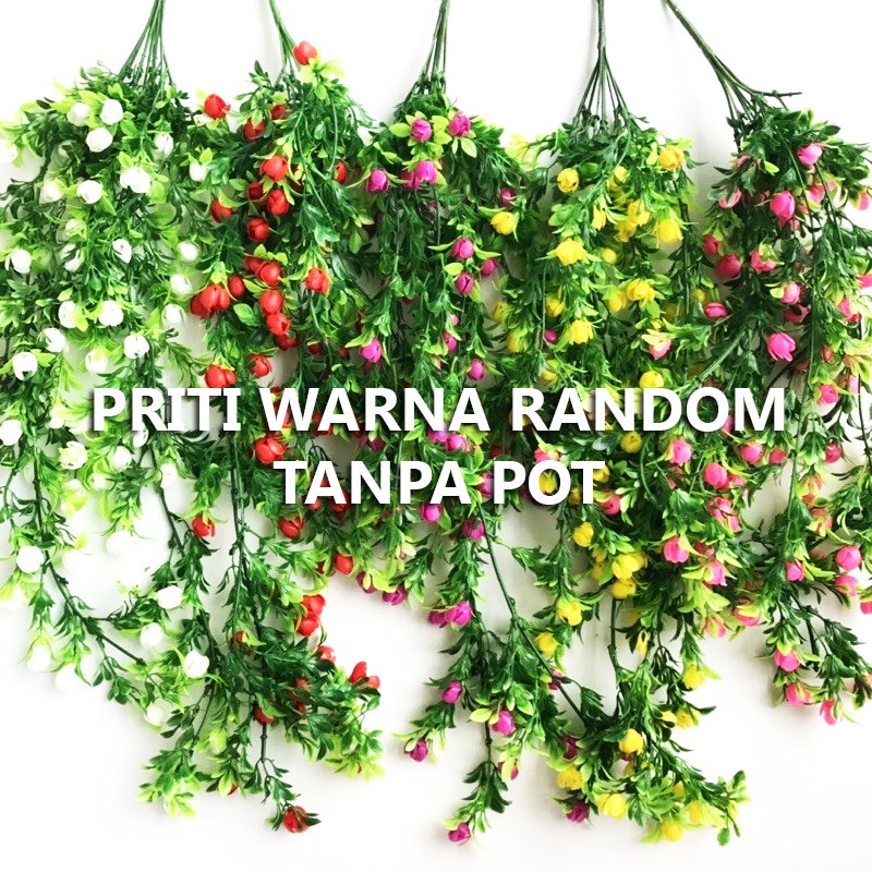 Jual Bunga Gantung Plastik PRITI Kembang Rambat Gantung Hiasan Tempel ...