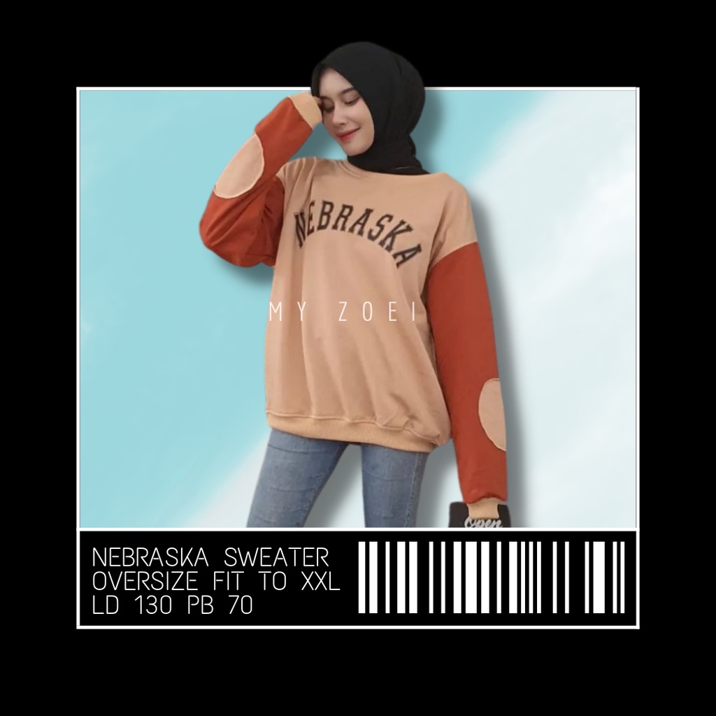 Jual Sweater Sweeter Wanita Korean Style Kekinian Oversize | Shopee ...