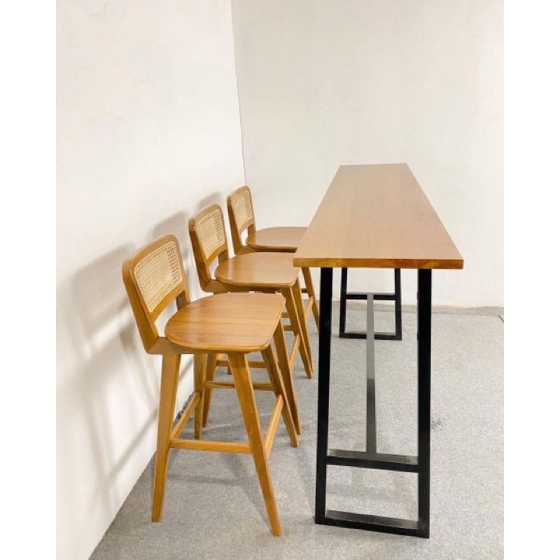 Jual PROMO KURSI BAR SET MEJA SET BAR TABLE WOOD JATI FURNITURE JEPARA ...