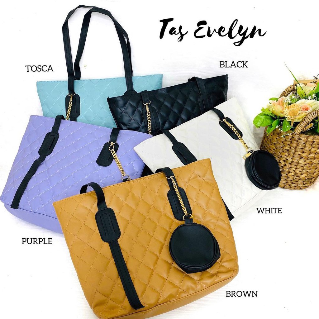 Jual Benang Raja Tas Totebag Evelyn | Shopee Indonesia