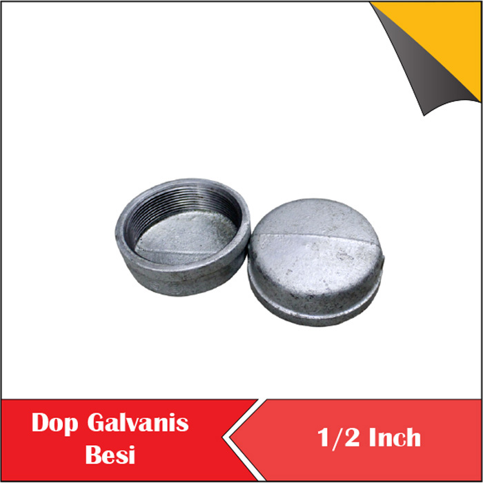 Jual Dop Galvanis Besi d. 1/2 Inch Drat BSPT (G) Brand | Shopee Indonesia