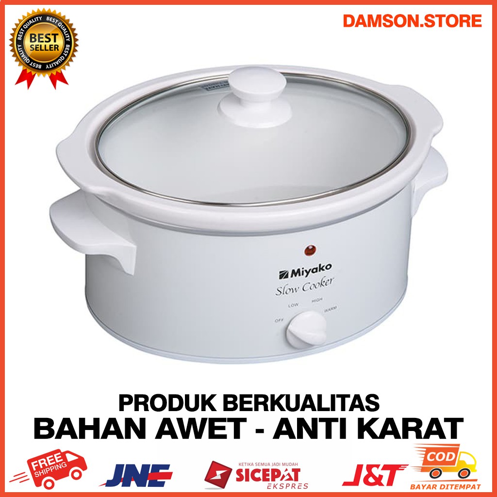 Jual Miyako Slow Cooker 3 Liter, 4 Liter, 5 Liter - SC-630 R9O0 ...