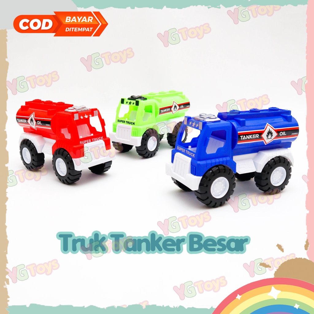 Jual YGtoys Mainan Truk Mobil Tangki Bensin Minyak Tanker Truck ...