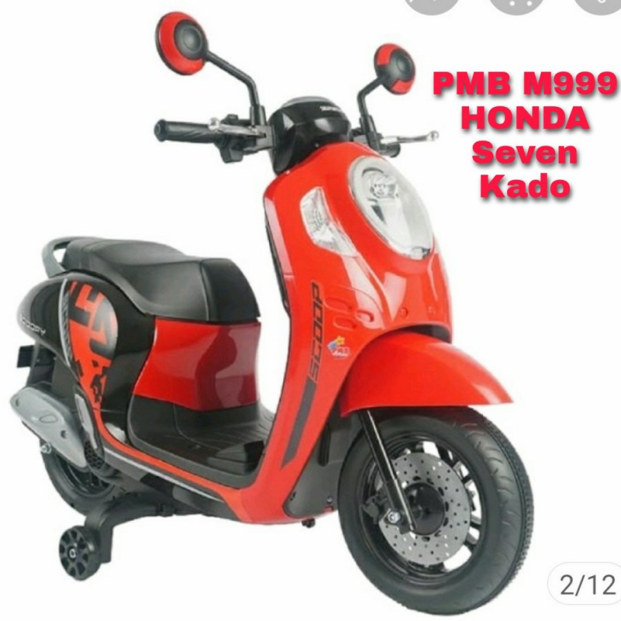Jual Mainan Motor Aki Listrik Licenced Honda Scoopy PMB M999 M-999 M999 ...