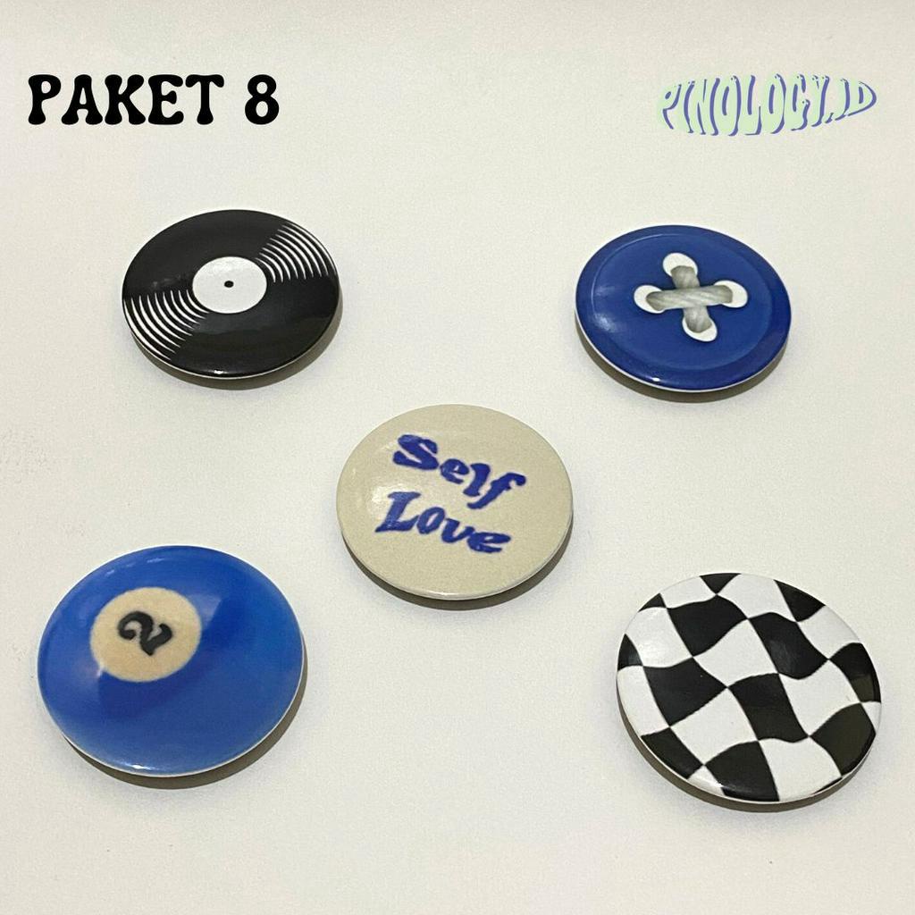 Jual Pin Tas Aksesoris Murah Pin 4cm Paket Termurah dan Paket Hemat ...