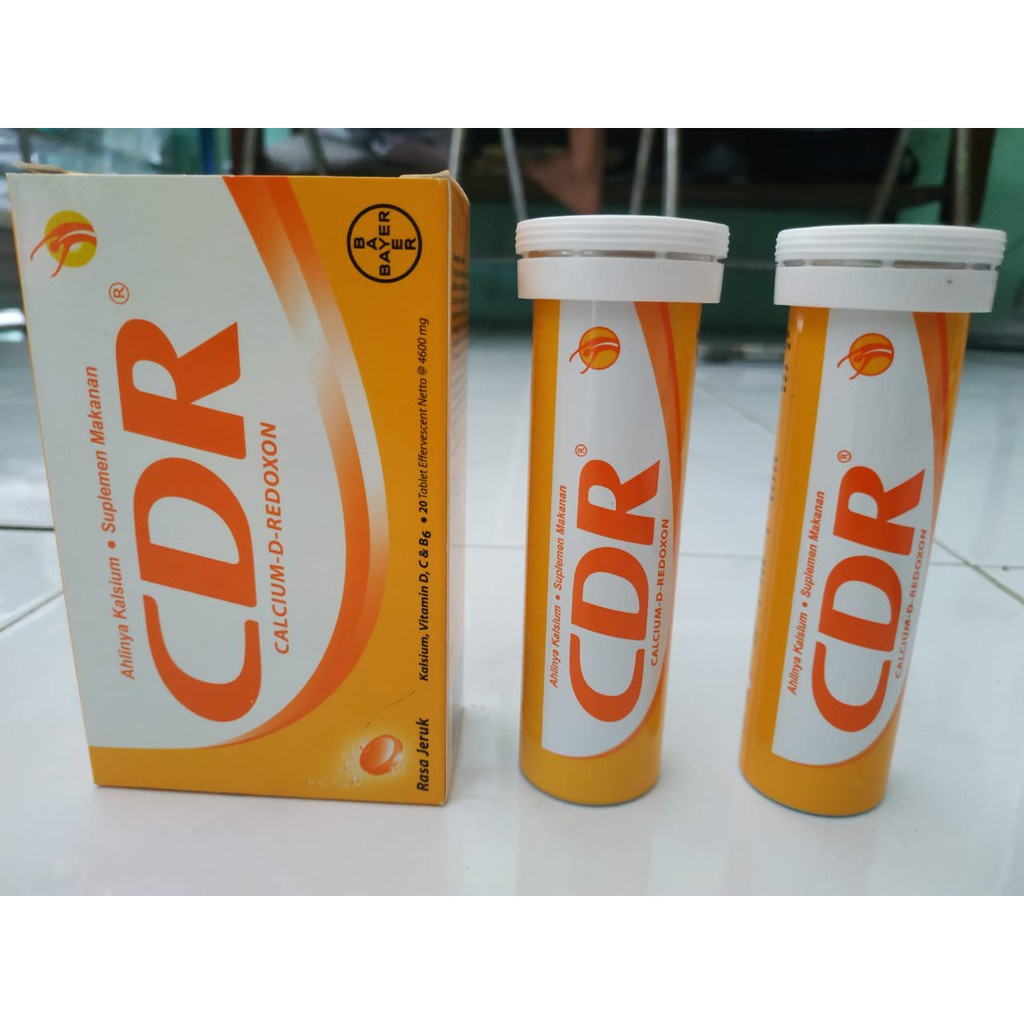 Jual CDR TWINPACK ISI 20 TABLET EFFERVESCENT (Suplemen untuk membantu ...