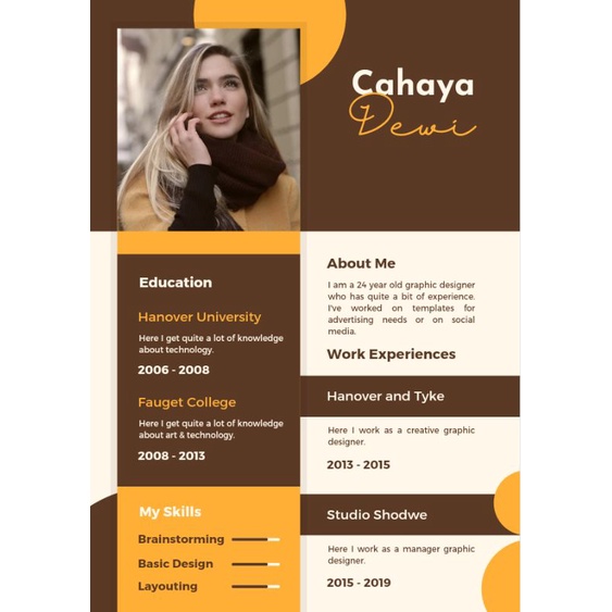 Jual Desain CV RESUME | Shopee Indonesia