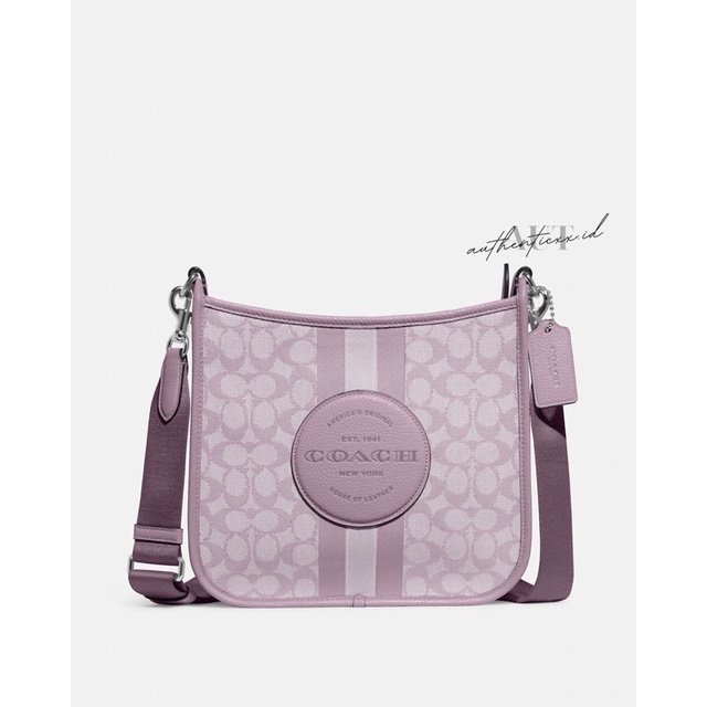 Jual COACH DEMPSEY FILE BAG IN SIGNATURE JACQUARD WITH STRIPE AND PATCH ...