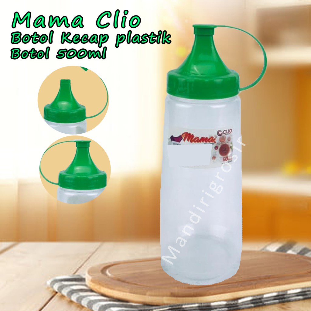 Jual Botol Kecap plastik *Mama Clio * Hijau 1044 * 500ml | Shopee Indonesia