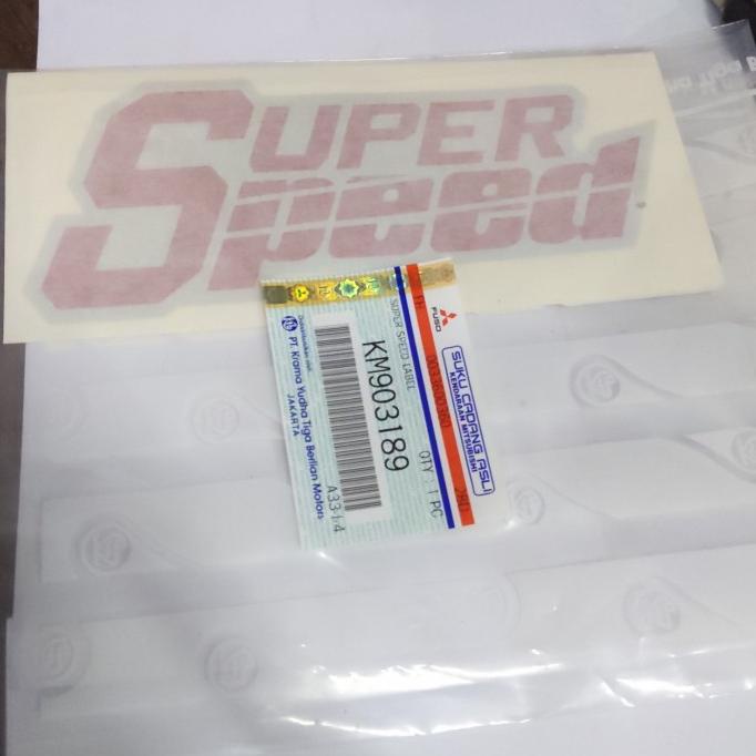 Jual Stiker Canter Tulisan Super Speed Original Ktb Km903189 Big Sale ...