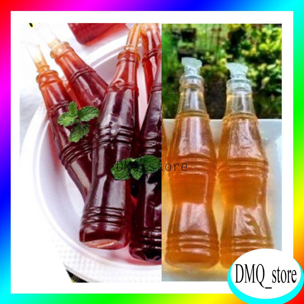 Jual Plastik Es Wawan Bentuk Botol 100 pcs - Plastik Es Pudot Botol ...