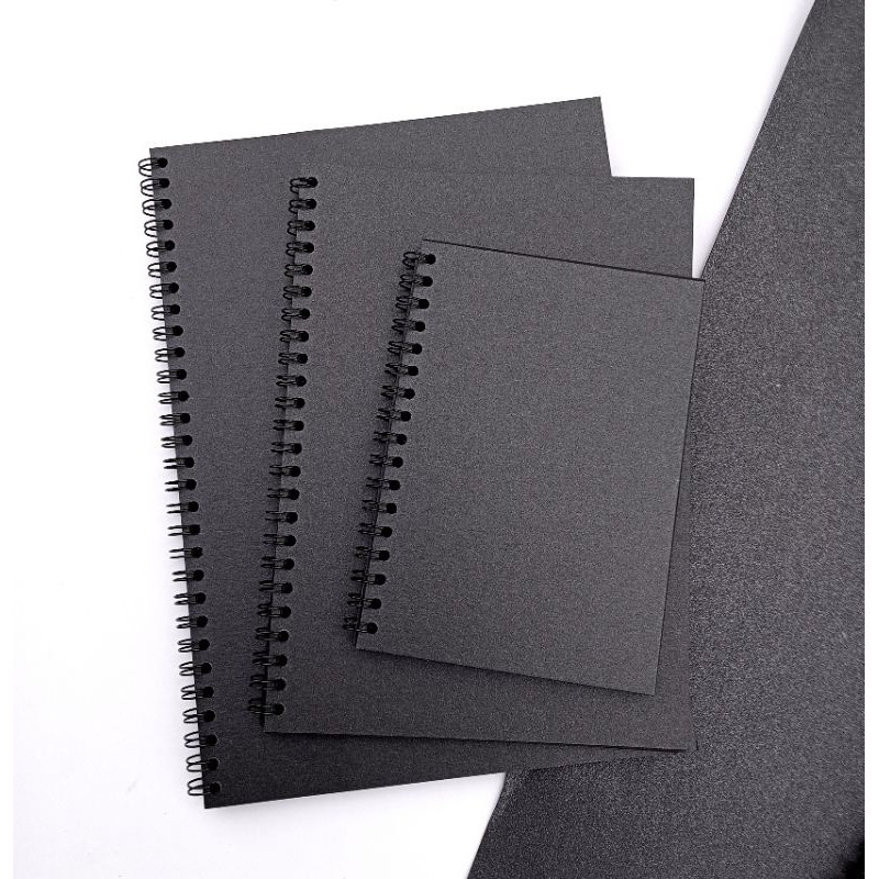 Jual NOTEBOOK BLACK PAPER/SKETCKBOOK BLACK PAPER/Buku Hitam Kertas ...