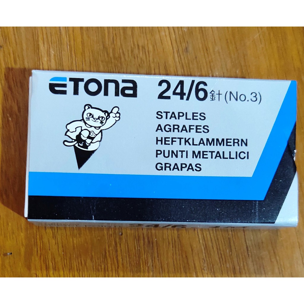 Jual Isi Staples / Stapler gede ETONA No 3 (24/6) 1 pcs | Shopee Indonesia