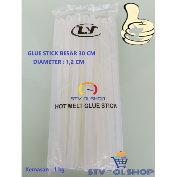 Jual Glue Stik Besar 1 kg / Glue Stick Bening / Lem Stik Besar | Shopee ...