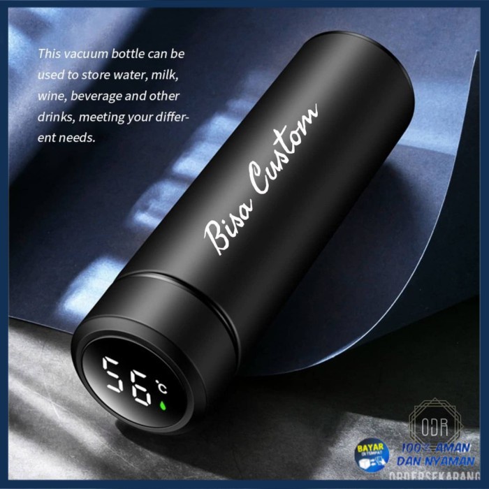 Jual TUMBLER TERMOS TEMPAT BOTOL MINUM SAKURA LED CUSTOM LOGO GRAFIR ...