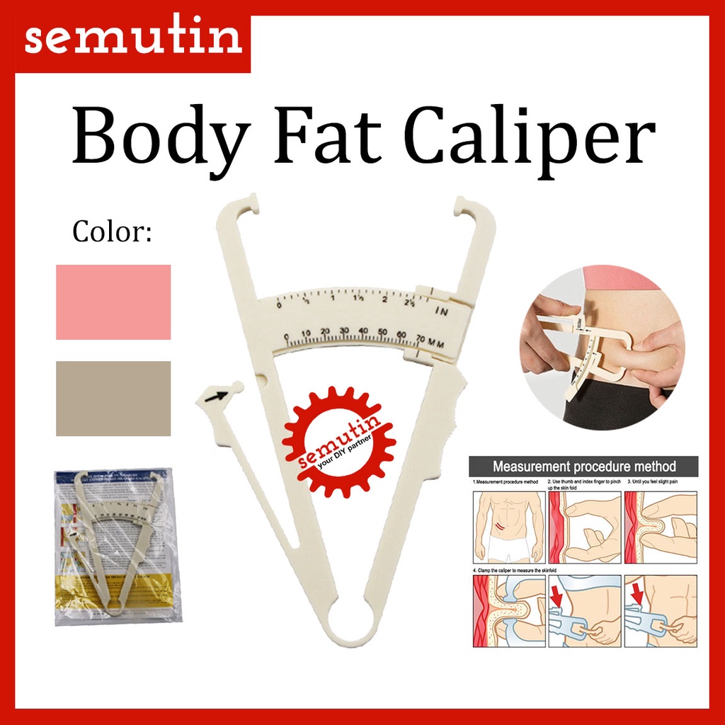 Jual Body Fat Caliper / Pengukur Lemak Tubuh / Skinfold Measurement ...