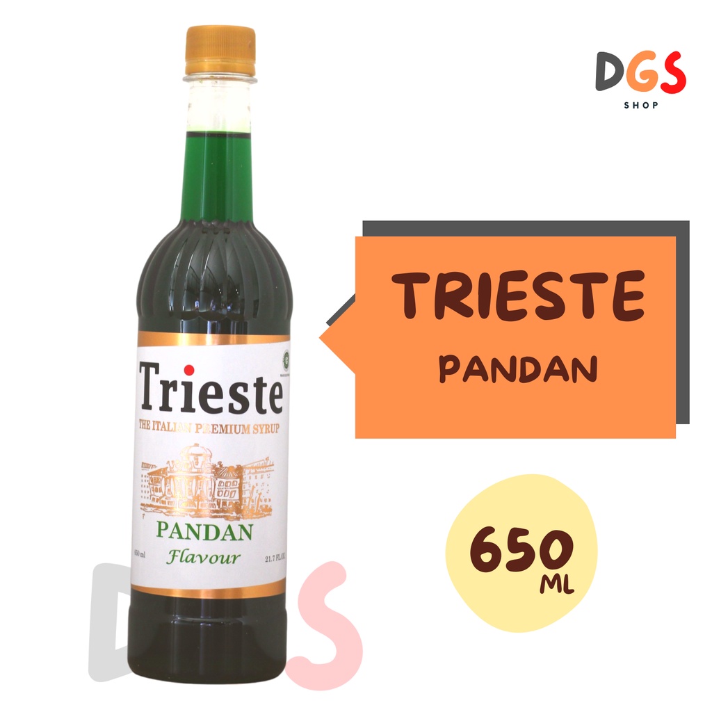 Jual Syrup Trieste Pandan - Sirup Rasa Pandan - 650 ml | Shopee Indonesia