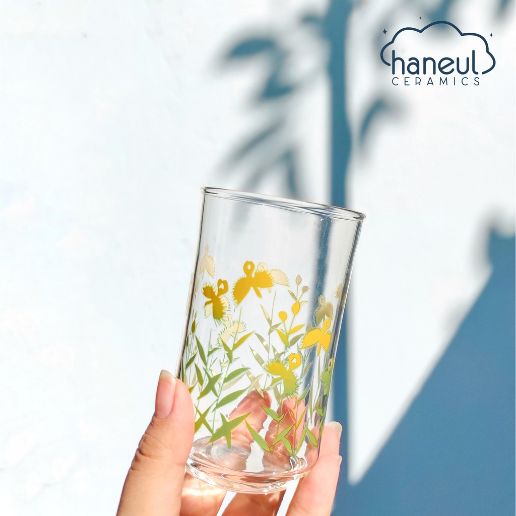 Jual Gelas Kaca Vintage Baram ala Korea | Vintage Home Cafe Korean ...