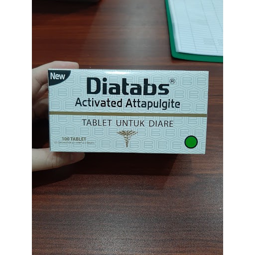 Jual Diatab New (1 Box = 25 Strip = 100 pcs) | Shopee Indonesia