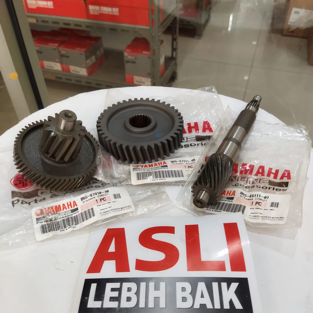 Jual Gear Box Rasio Set All New Aerox 155 Original Yamaha | Shopee ...