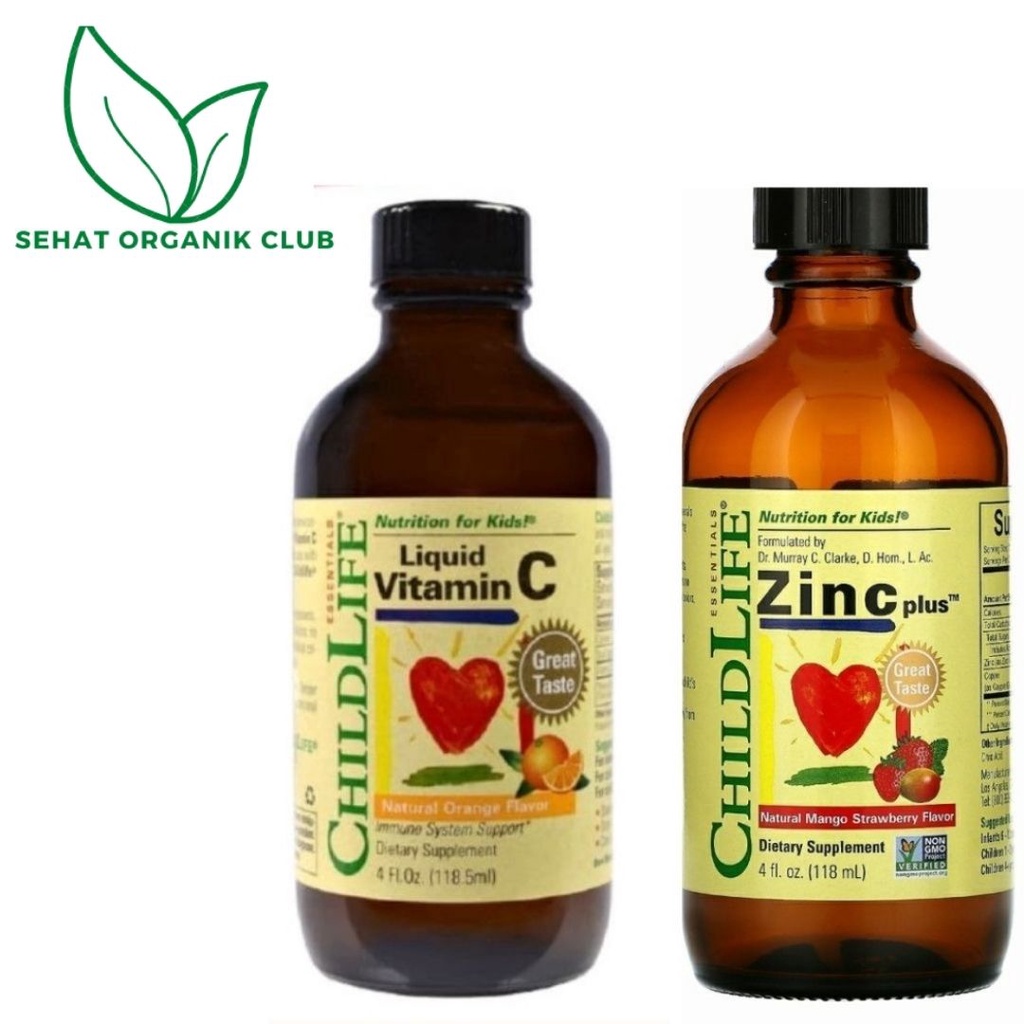 Jual ChildLife Essentials Zinc Plus Natural Mango Strawberry Flavor 118 ...