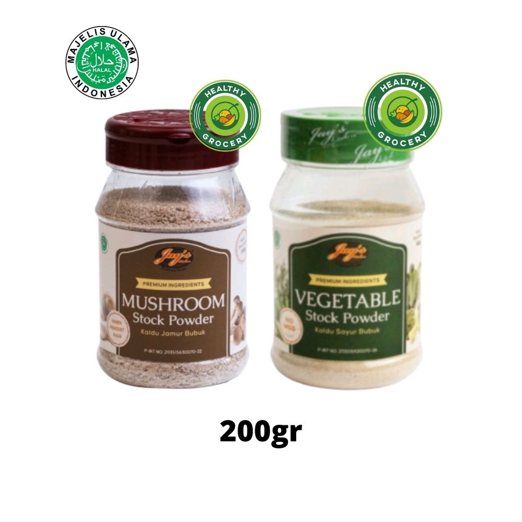 Jual Jay's Mushroom Stock Powder 200gr / Chicken Stock Powder / All ...