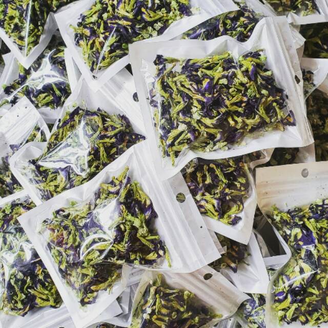 Jual bunga telang kering 10gr (100% organik) | Shopee Indonesia
