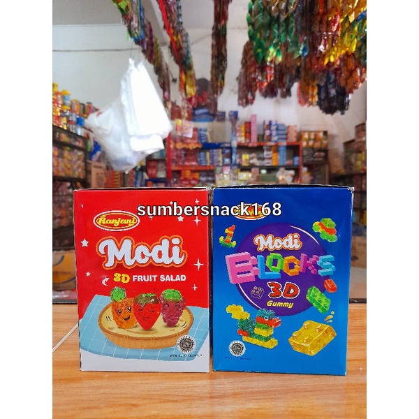 Jual Permen Jelly Modi 3D dari ranjani 12 x 22 gr | Shopee Indonesia