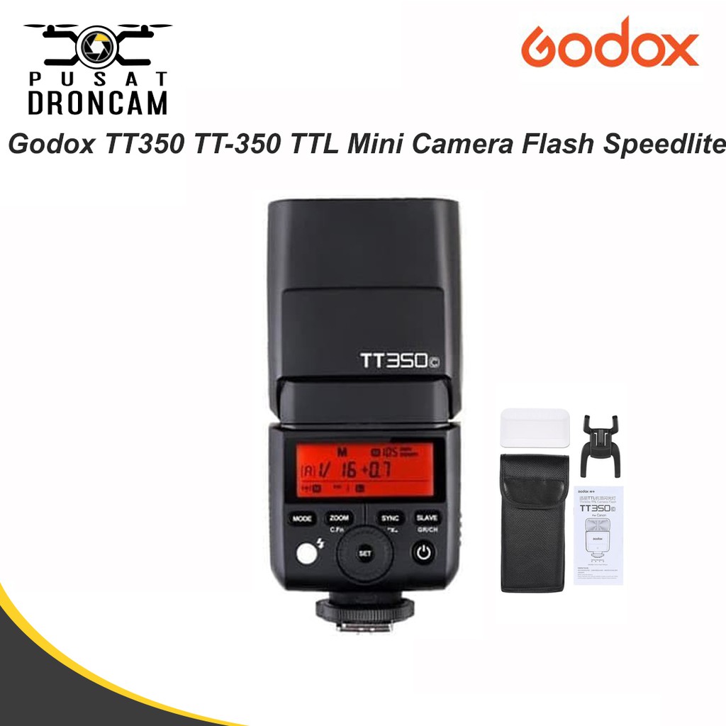 Jual Godox TT350 TT-350 TTL Mini Camera Flash Speedlite CANON SONY ...
