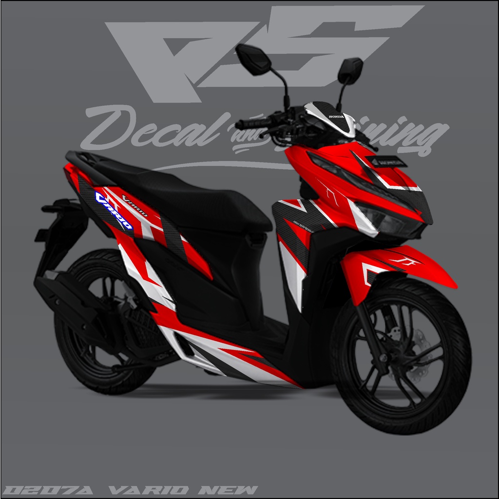 Jual 0207A DECALS STIKER FULLBODY CUSTOM MOTOR VARIO 150 NEW | Shopee ...