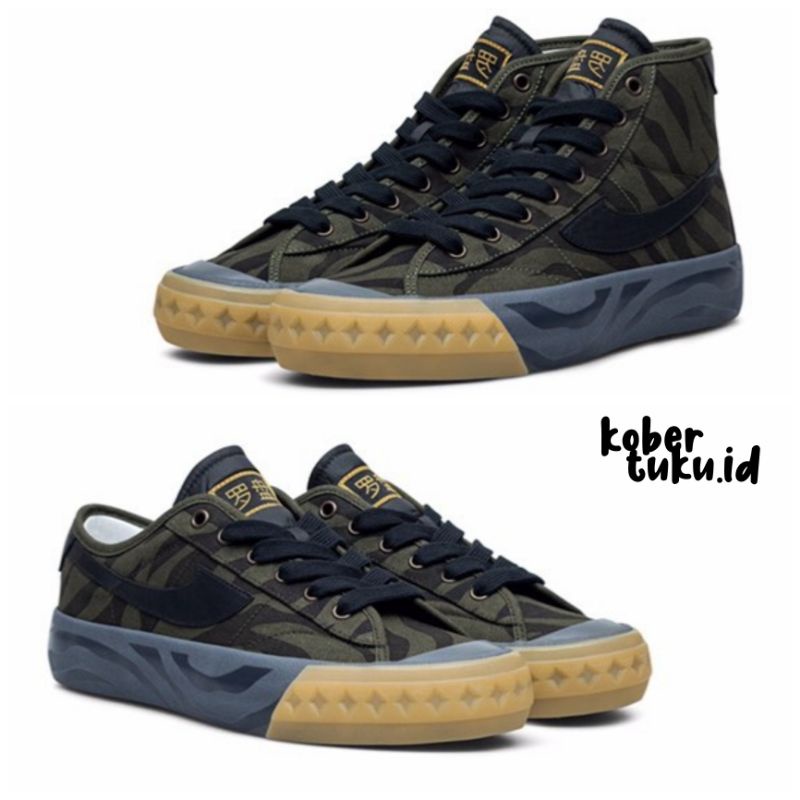Jual Sepatu Compass Retrograde Tiger Camo Low & High | Shopee Indonesia