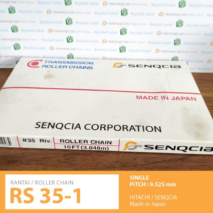 Jual rantai roller chain SENQCIA / ZEXUS RS 35-1 | Shopee Indonesia