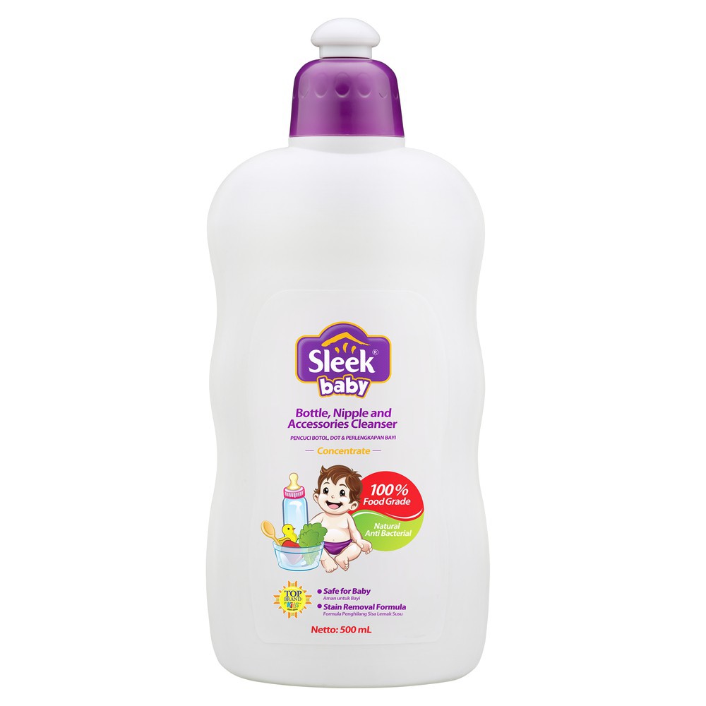Jual Bottle Cleanser Cuci Botol Sleek Baby 500ml Botol | Shopee Indonesia