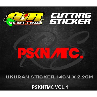 Jual Stiker PSKNMTC - Cutting Sticker PSKNMTC, Stiker Pasukan Matic ...