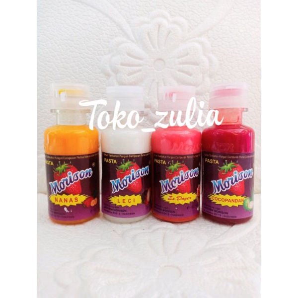 Jual Pasta Morison aneka rasa 50ml / Penambah rasa atau essence Morison ...