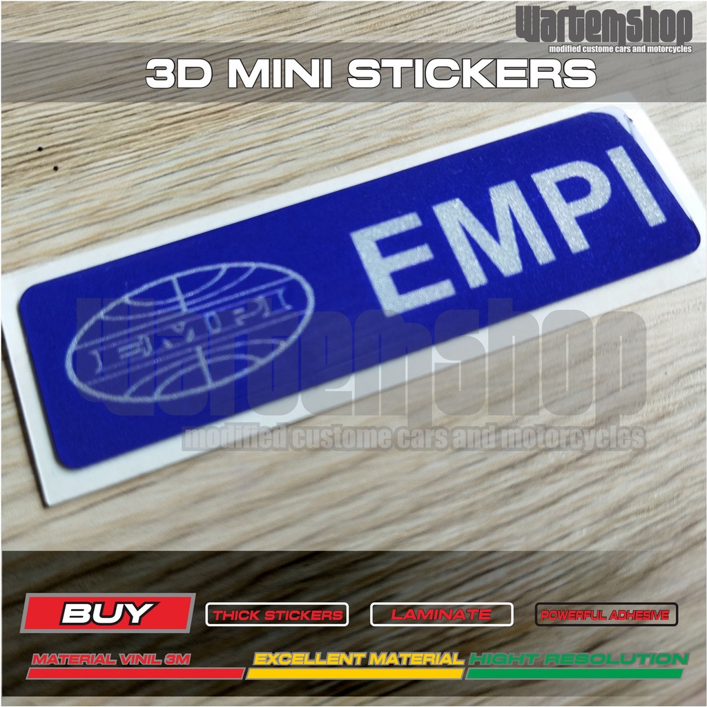 Jual STICKER MINI 3D JERMAN VW EMPI | Shopee Indonesia